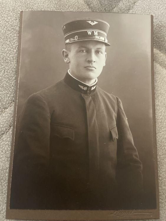 Foto 15x10 Jakob Tischhauser in SBB Uniform, Killwangen 1929 (Gebraucht ...