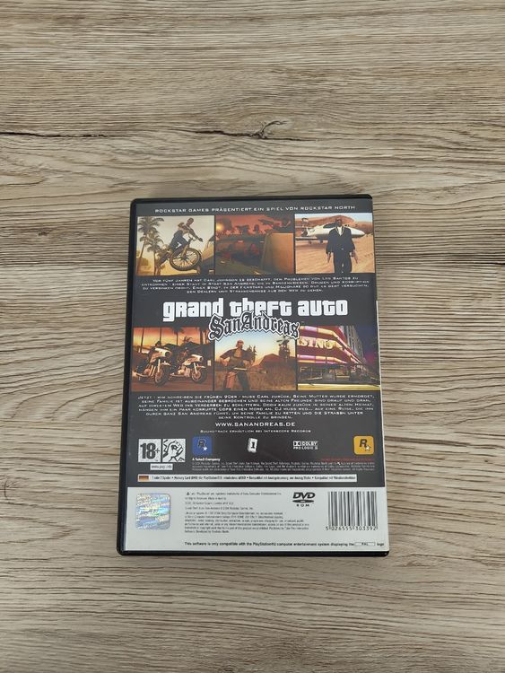 GTA: San Andreas – PlayStation 2 (PS2) – geprüft & komplett (Gebraucht ...