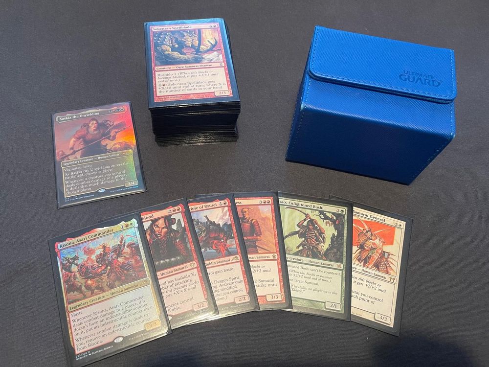 Saskia the Unyielding Samurai Commander Deck EN (Gebraucht) in Kloten ...