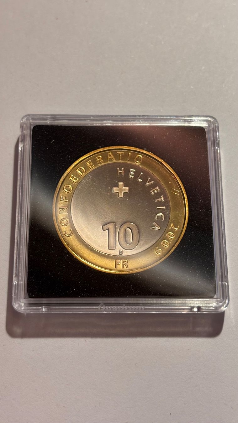 Pièce commémorative 10.- / 2009 (D'occasion) à Fétigny pour CHF 15 ...