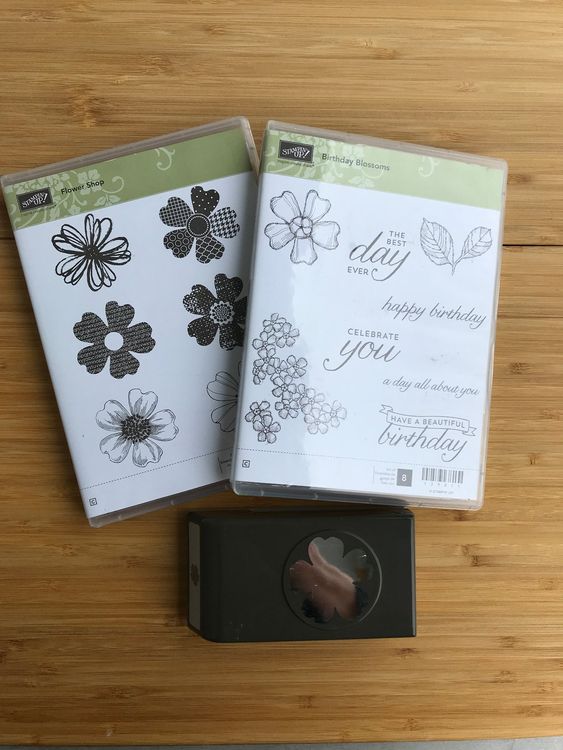 Stampin up "Birthday Blossoms", "Flower Shop" und Stanzer | Kaufen auf Ricardo