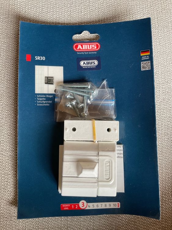 Schieberiegel Abus SR30 (Neu und originalverpackt) in Meilen für CHF 10 – mit Lieferung auf ...