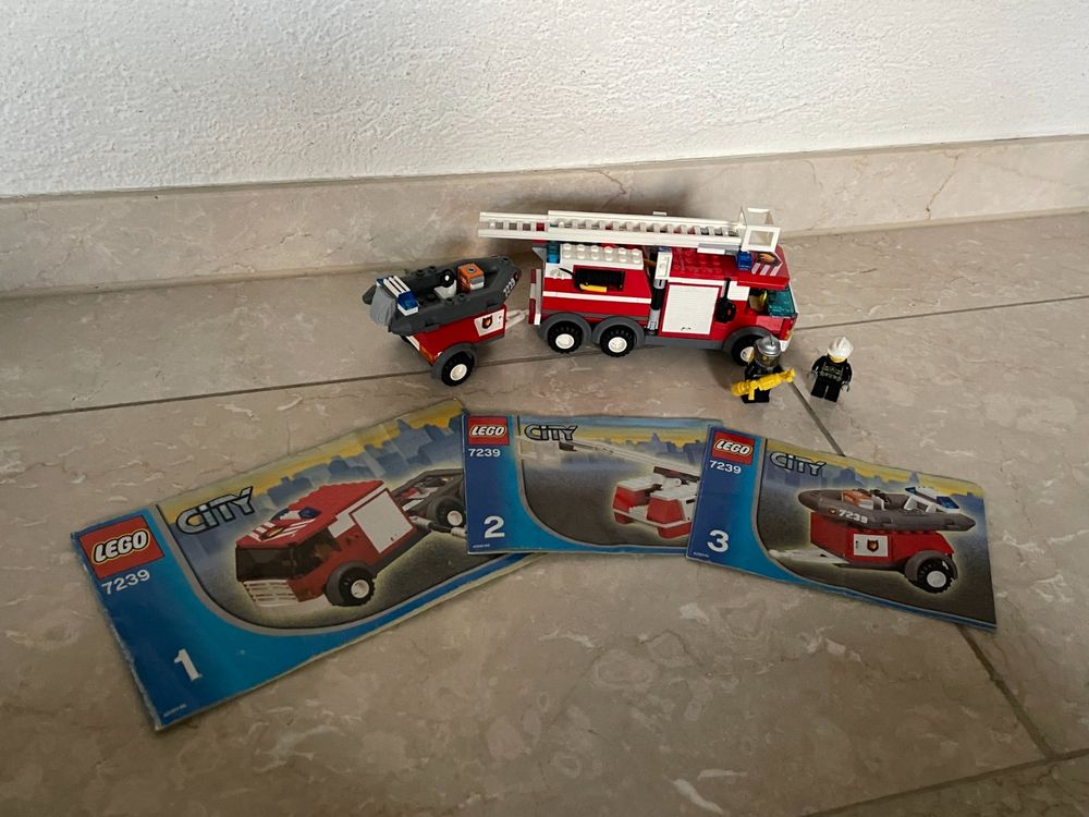 Lego City: 7239 Feuerwehrlöschzug | Kaufen auf Ricardo