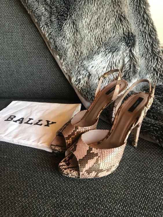 Bally Python Plateau Heels 38, NP 400 Fr | Kaufen auf Ricardo