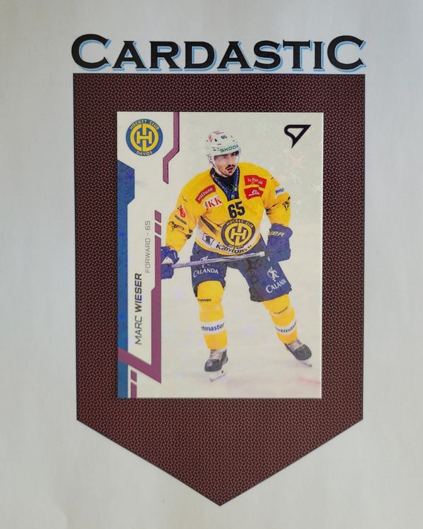Marc Wieser 2024-25 NL Sportzoo Purple HCD Davos | Kaufen auf Ricardo