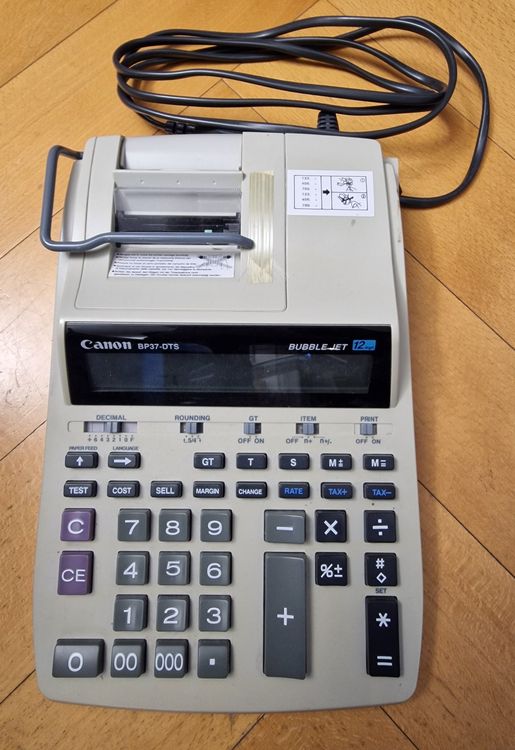 Canon Tischrechner BP37-DTS Bubble Jet | Kaufen auf Ricardo