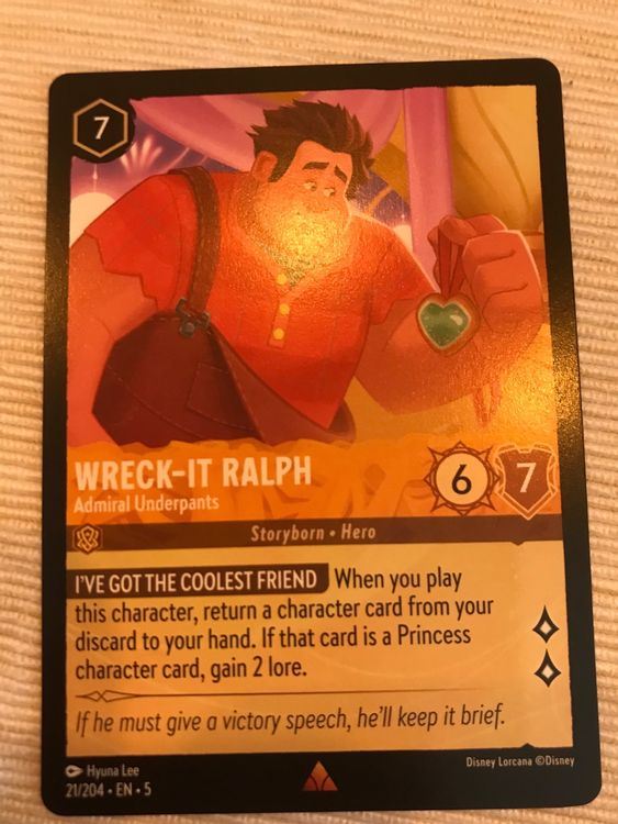 Disney Lorcana wreck it ralph (Neu (gemäss Beschreibung)) in Olten für ...