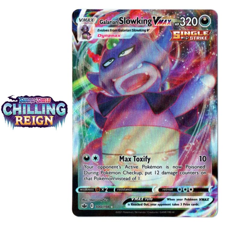 Chilling Reign Galarian Slowking VMAX 100/198 EN | Kaufen auf Ricardo