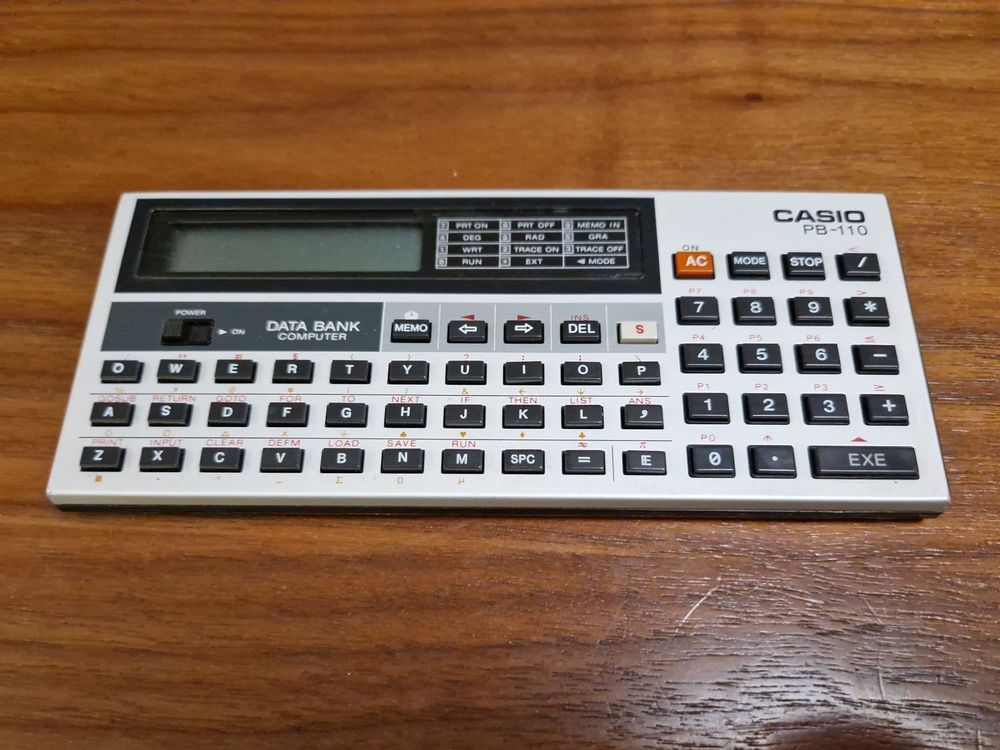 Casio PB-110 Taschencomputer Vintage Retro 80er Jahre (Gebraucht) in Wettingen für CHF 20 – mit ...
