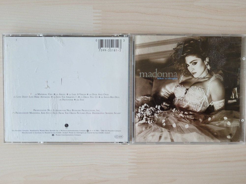 Madonna - Like a Virgin CD 1984 (Gebraucht) in Nebikon für CHF 1.5 – mit Lieferung auf Ricardo ...