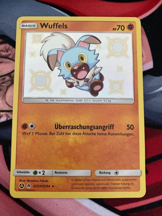 Pokemonkarte Wuffels Shiny (Neu (gemäss Beschreibung)) in Neuhausen für ...