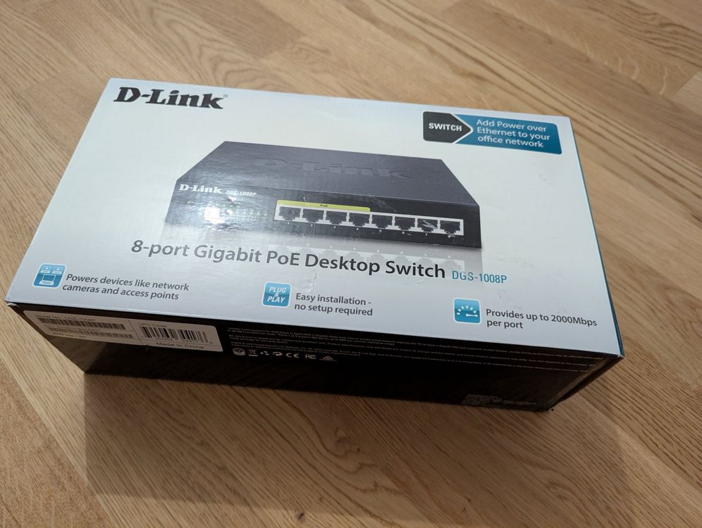 D-Link Dgs-1008p 8-port Gigabit Switch (Gebraucht) in Galgenen für CHF ...