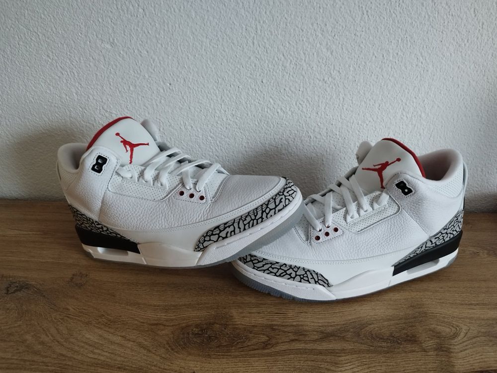 Jordan 3 Retro Three throw line white cement | Kaufen auf Ricardo
