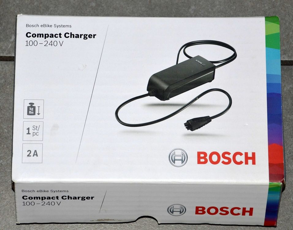 Bosch e-Bike Compact Charger 100 - 240V chargeur Ladegerät (Neu (gemäss ...