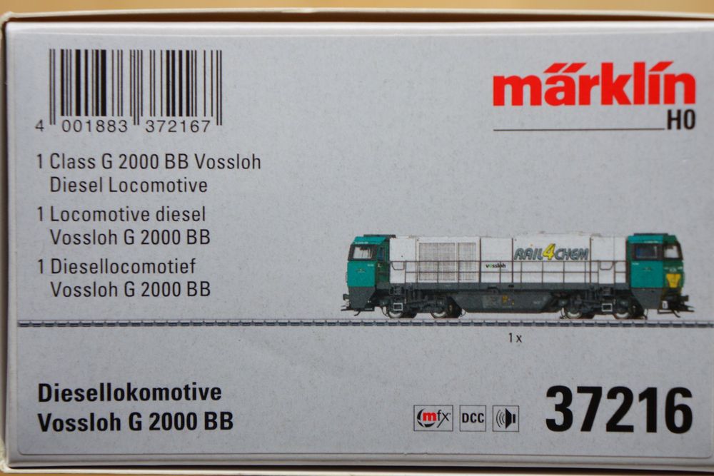 Märklin 37216, Vossloh G 2000 BB, Rail4Chem, mit Sound (Gebraucht) in ...
