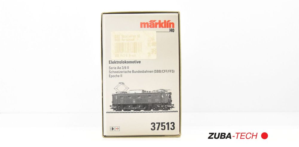 Märklin 37513 E-Lok Ae 3/6 II SBB H0 WS Digital mit OVP | Kaufen auf ...