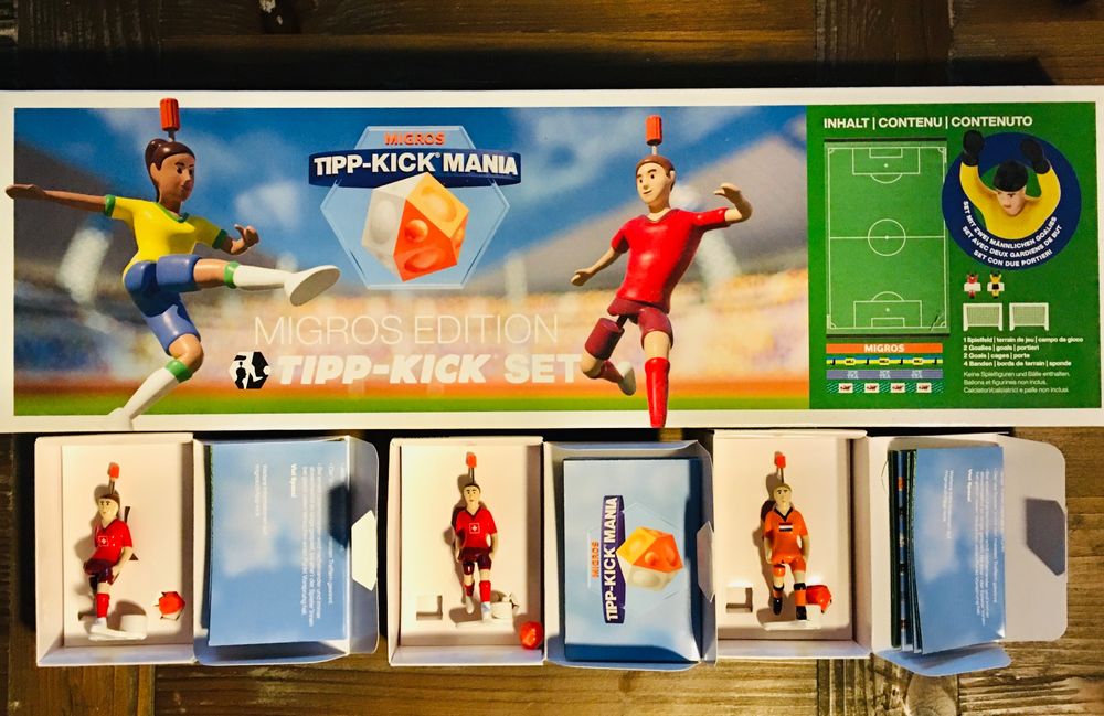 Tipp Kick Mania Starter + 3 Figuren (inkl. CH) (Neu und ...