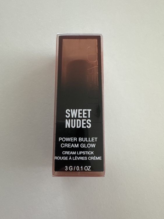 Huda Beauty Sweet Nudes Power Bullet Cream Lipstick Neu (Neu und originalverpackt) in ...