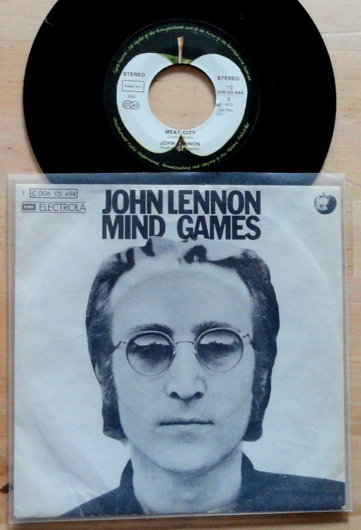 SI BEATLES John Lennon MIND GAMES Apple DE 1973 mint | Kaufen auf Ricardo