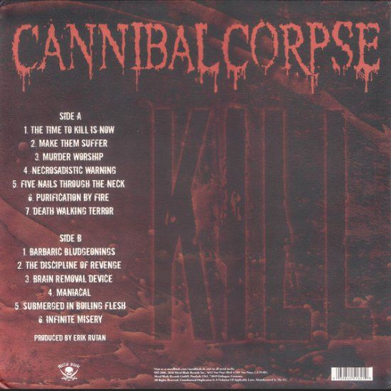 Vinyle Cannibal Corpse - Kill - LP Comme Neuf (Gebraucht) in St-Prex ...
