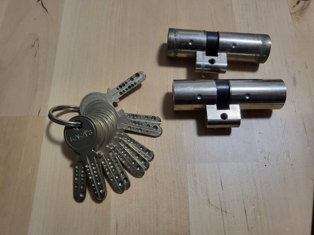 KABA 8 Schliesszylinder-Set | Kaufen auf Ricardo