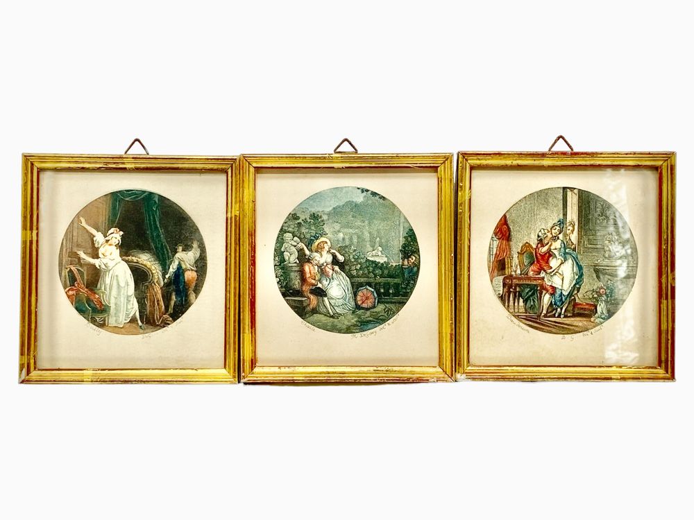 3 Miniatures originales de Louis Léopold Boilly XIXe siècle | Kaufen ...