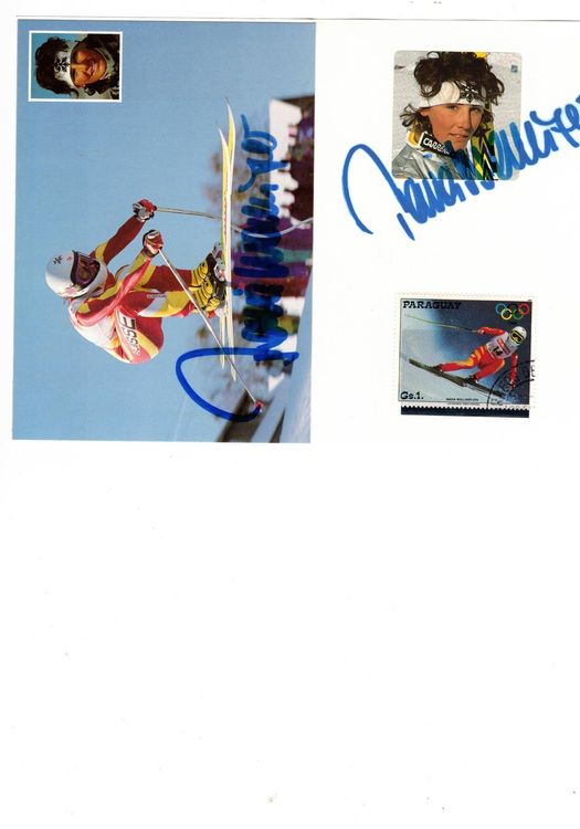 Autogramm Ski Alpin MARIA WALLISER Briefmarken (Neu (gemäss ...