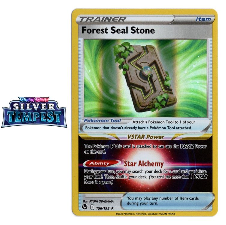 Silver Tempest Forest Seal Stone Holo 156/195 EN | Kaufen auf Ricardo