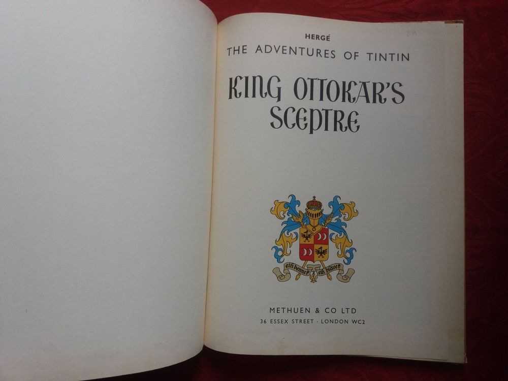 Tintin - King Ottokar's Sceptre - 1st English edition 1958 (Gebraucht ...