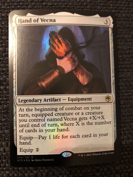 Mtg Hand of Vecna foil | Kaufen auf Ricardo