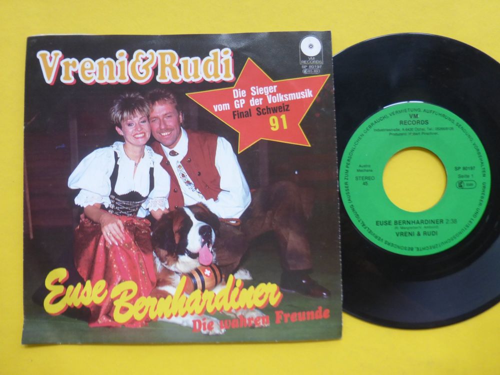 VRENI & RUEDI 7" EUSE BERNHARDINER (Gebraucht) in für CHF 3 – mit ...