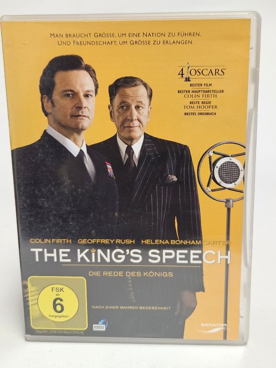 The Kings Speech - Die Rede des Königs / DVD #WT18 (Gebraucht) in ...