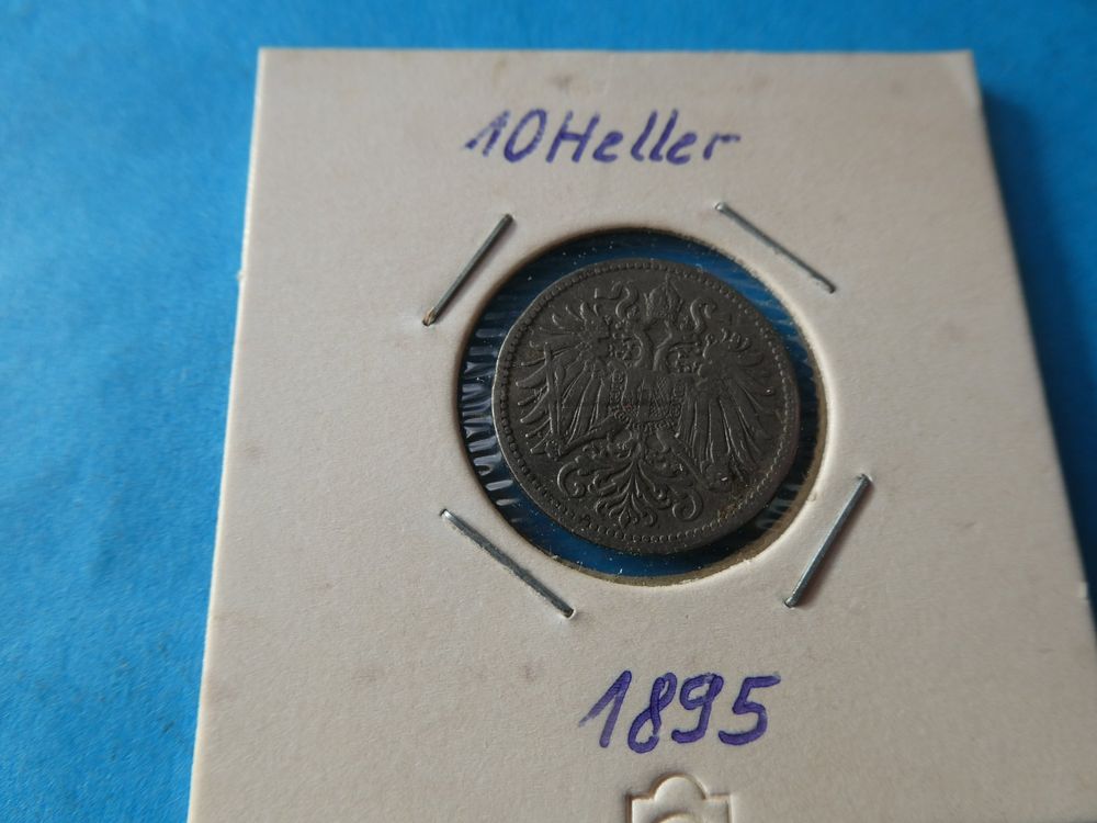 Oesterreich 1895, 10 Heller (Gebraucht) in Hinterforst für CHF 1 – mit Lieferung auf Ricardo kaufen