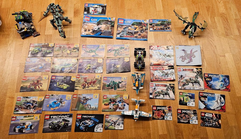 Riesen Lego Set Ninjago / Creator / City mit Anleitungen (Gebraucht) in ...