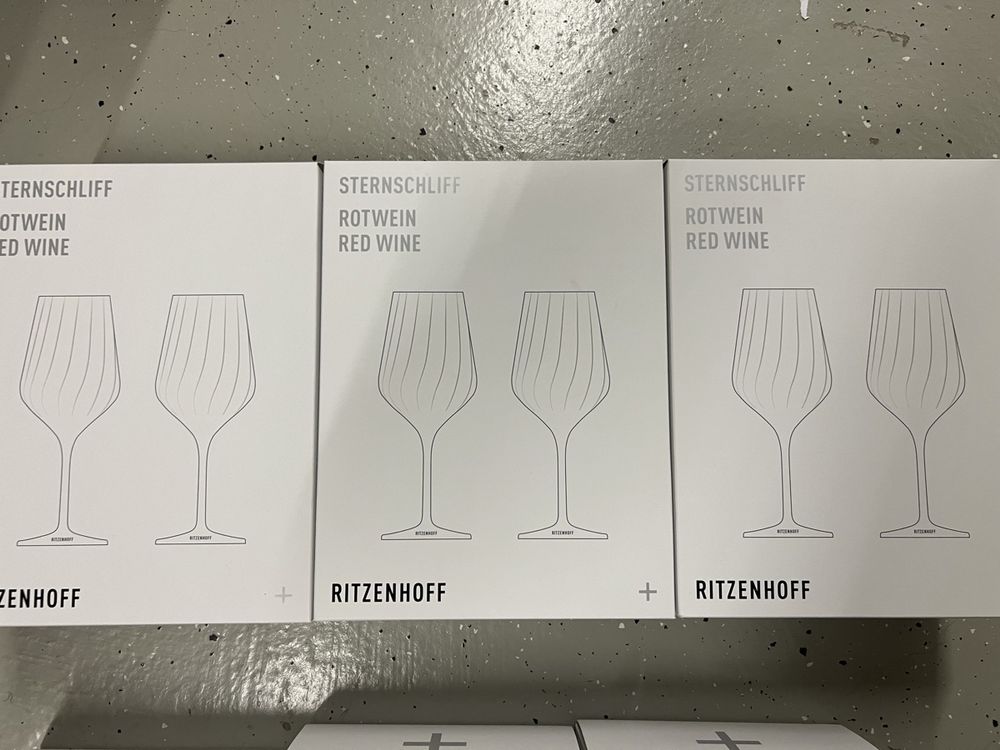 Rotwein Gläser Ritzenhoff 6 Stück (Neu und originalverpackt) in ...