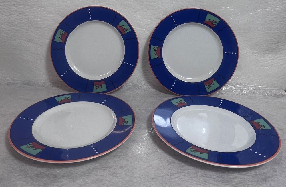 4 Teileger KAHLA Tellerset Aus Porzellan | Kaufen auf Ricardo