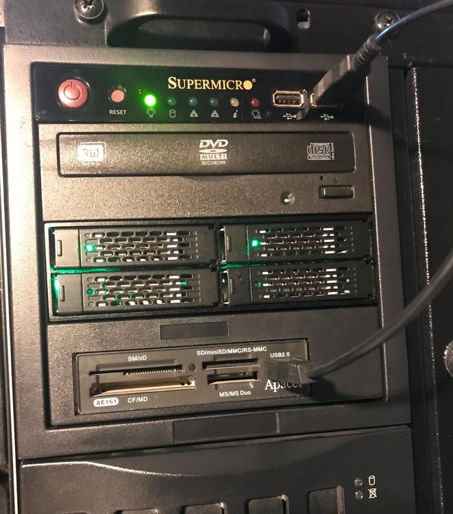 Supermicro SC745TQ Case inkl. MoBo, XEON-CPUs und RAM (Gebraucht) in ...