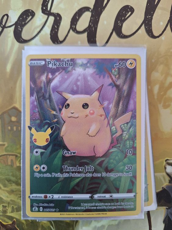 Pikachu - Full Art Celebrations (Gebraucht) in Altstätten SG für CHF 2. ...