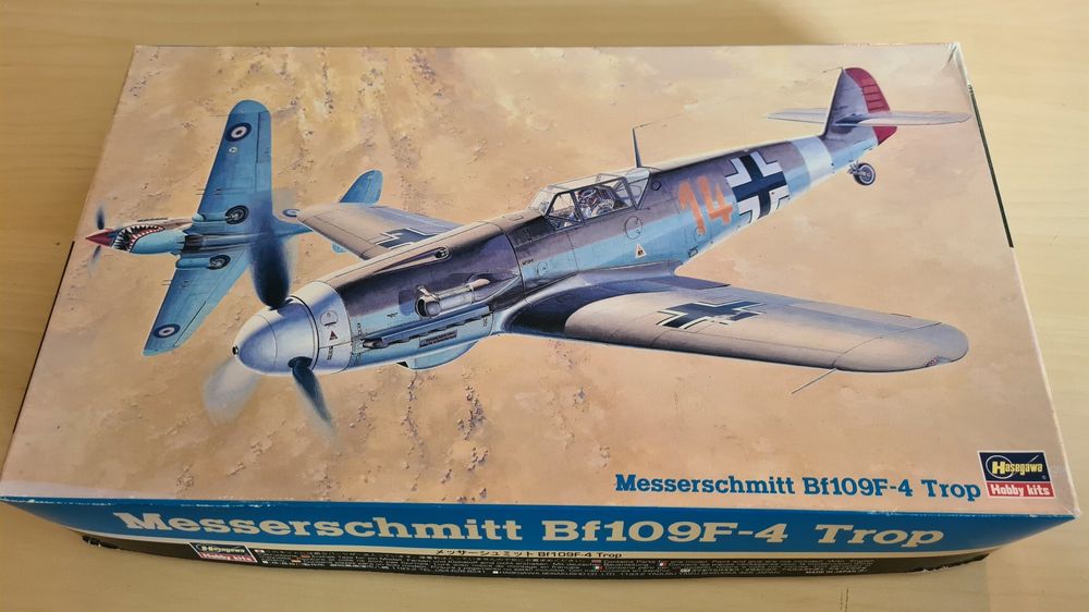 1:48 Messerschmitt Bf 109 F-4 trop - Hasegawa 09128 | Kaufen auf Ricardo