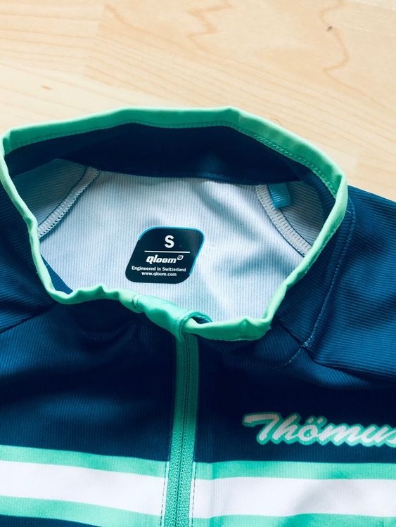 Qloom Veloshirt Gr. S grün gestreift Thömus (Neu (gemäss Beschreibung)) in Münchenbuchsee für ...