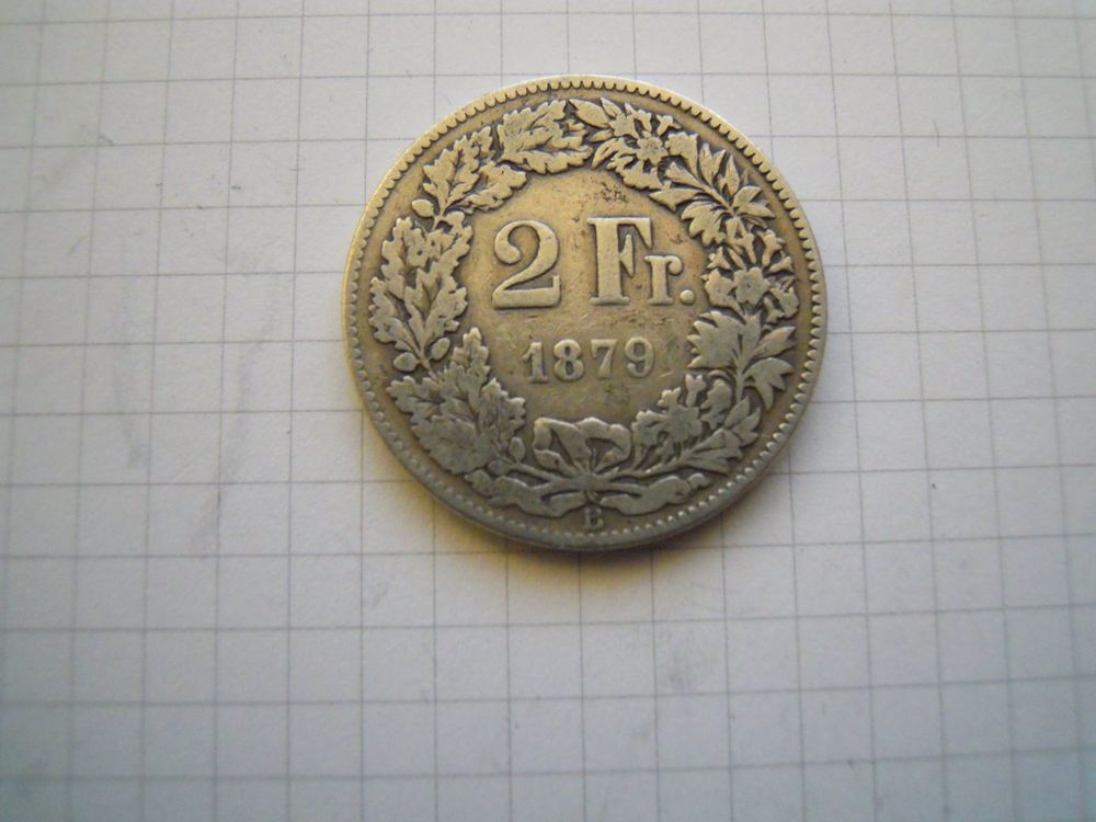 2 Fr. 1879 uralt (Gebraucht) in Kriegstetten für CHF 9.4 – mit Lieferung auf Ricardo kaufen