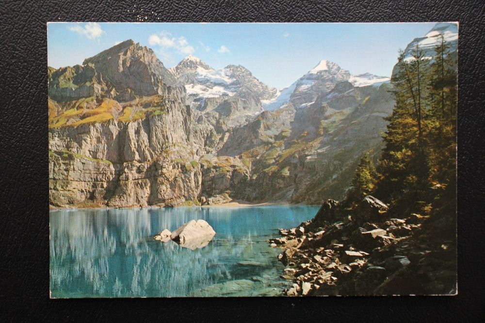 AK - Oeschinensee mit Blümlisalp und Fründenhorn | Kaufen auf Ricardo