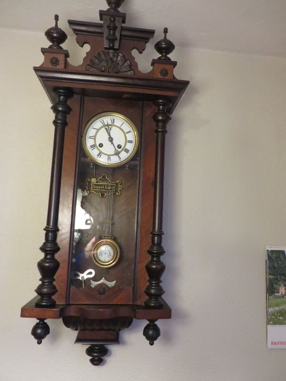 Wanduhr,Regulator,Peerless Doppel Gong,4/4 Schlag (Gebraucht) in ...