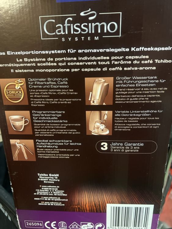 Tchibo Cafissimo Maschine, Limited Edition,(d) (Gebraucht) in Rorschach ...