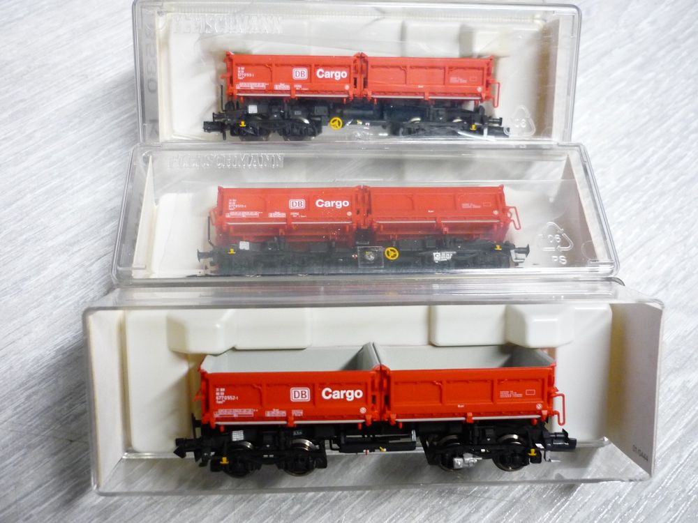 Lot de 3 wagons marchandises DB Cargo N Fleischmann (D'occasion) à ...