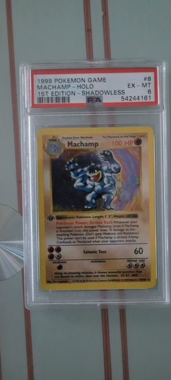 Machomei Base Set 1. Edition Shadowless PSA 6 (Gebraucht) in Zürich für CHF 75 – mit Lieferung ...