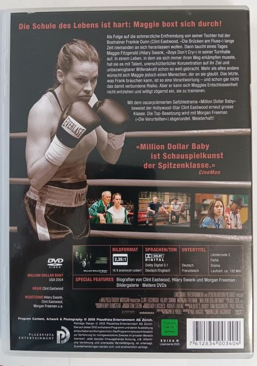 🎞️DVD Million Dollar Baby - Clint Eastwood, Hilary Swank (Gebraucht) in Matzingen für CHF 1 ...