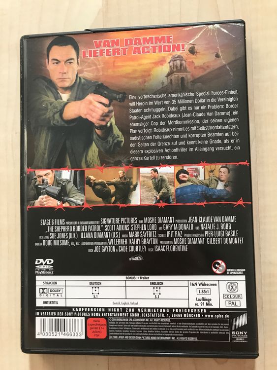 Jean-Claude Van Damme - The Shepherd DVD - Top Zustand! (Gebraucht) in ...