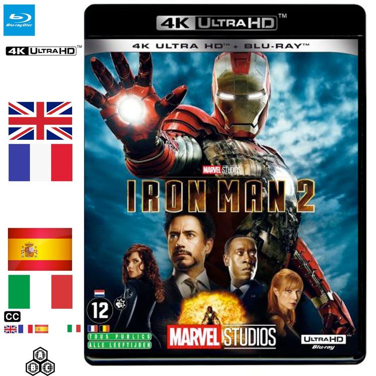 Iron Man 2 (2010) - 4K UHD + Blu-ray (Neu und originalverpackt) in ...