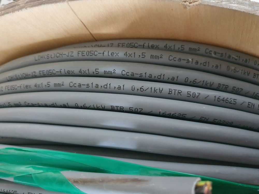Kabel Flex Litze 4x1.5mm² 4x1.5 4G1.5 Bobine 20 Meter 20m | Kaufen auf ...